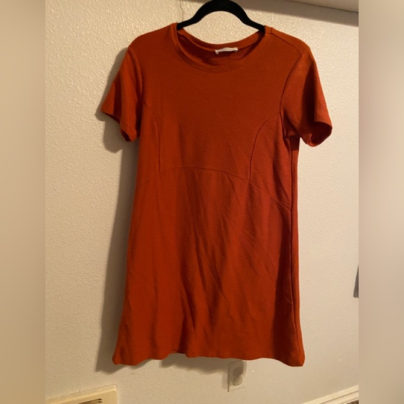 Zara | Dresses | Zara Rust Orange Dress | Poshmark